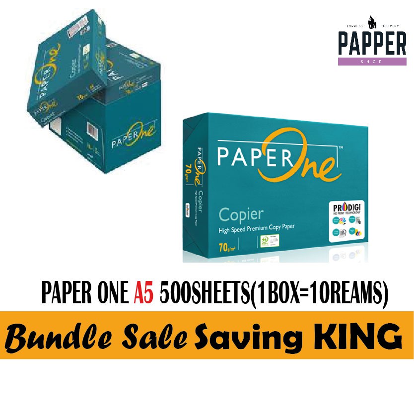 Paper One A5 500Sheets (1BOX=10REAM)**SPECIAL OFFER** BUNDLE SALE ...