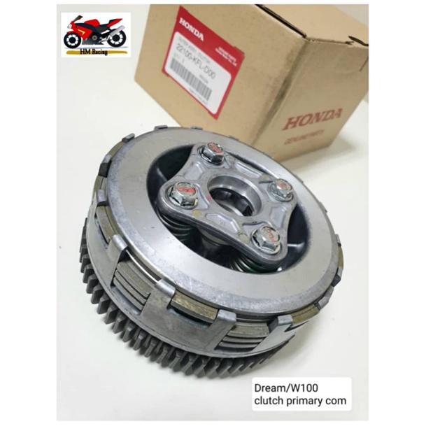100% ORIGINAL HONDA EX5 DREAM WAVE100 - CLUTCH PRIMARY with CLUTCH PLATE COMPLETE SET MADE IN ...