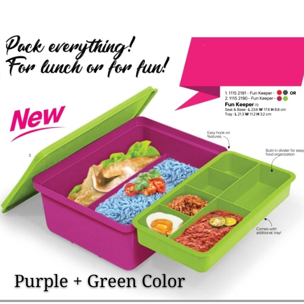 Tupperware Fun Keeper (1 pc) | Shopee Malaysia