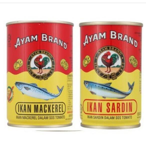 Ayam Brand Mackerel In Tomato Sauce 425g | Shopee Malaysia