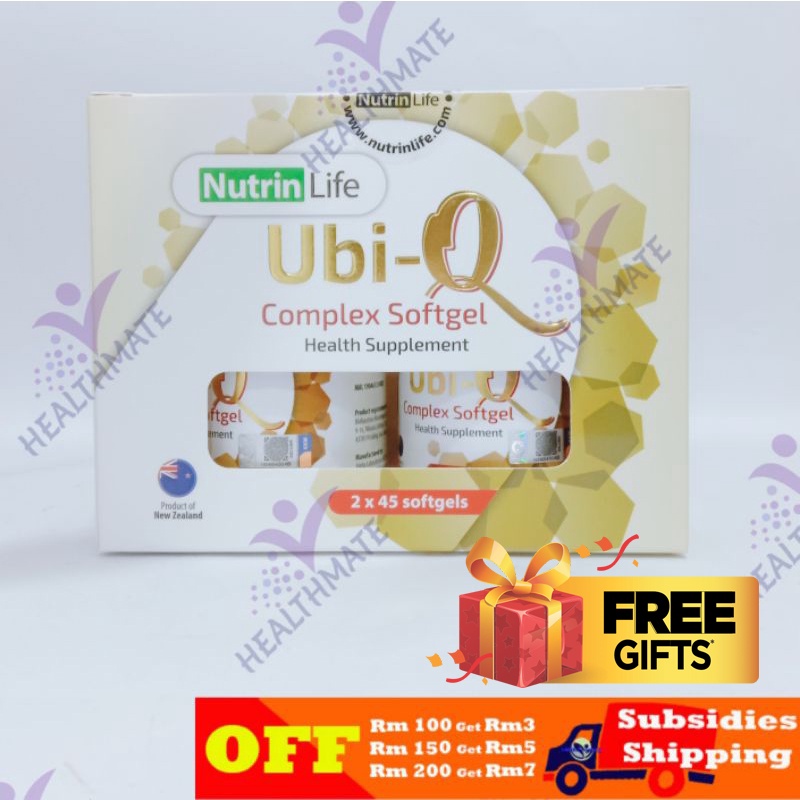 NutrinLife Ubi-Q Complex Softgel (2 x 45's) | Shopee Malaysia