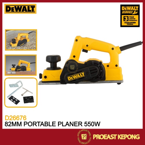 DEWALT D26676 - 82MM Portable Planer 550W | Shopee Malaysia
