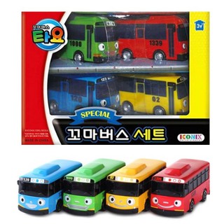 [Tayo] Special Little Bus SET of 4, (Rogi, Tayo, Gani, Lani) Car toys ...