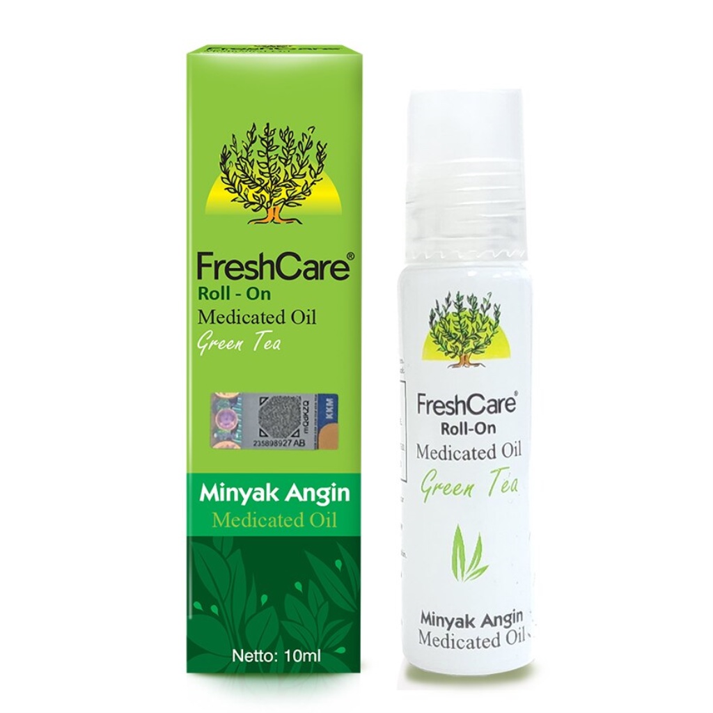 FRESHCARE Roll-on Medicated Oil_Green Tea 10ml | Shopee Malaysia