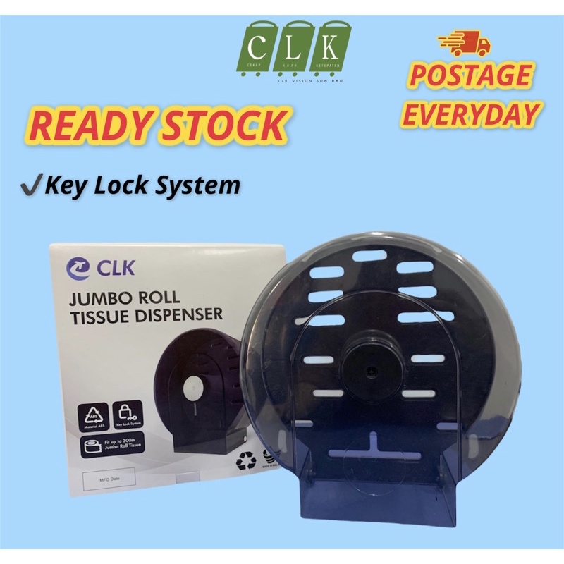 Jumbo Roll Tissue Dispenser - Key Lock System | Shopee Malaysia