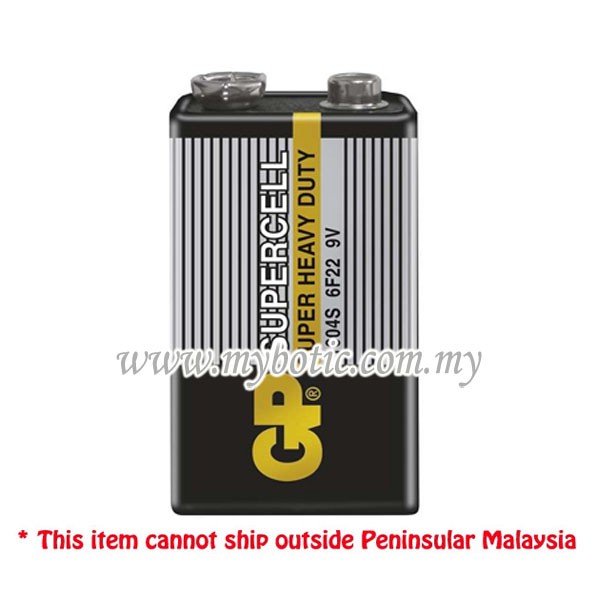 GP 9V Battery / 9V Supercell Battery | Shopee Malaysia