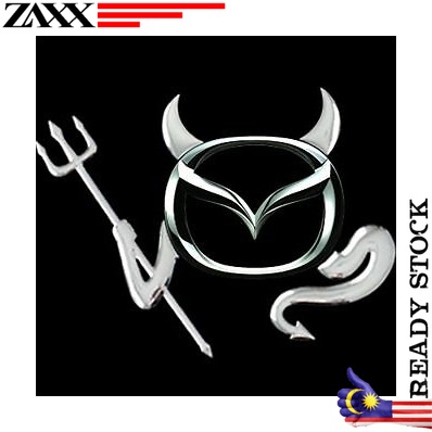 Cute 3D Devil Decorative Decal Sticker for Car Emblem Automobile Logo ...