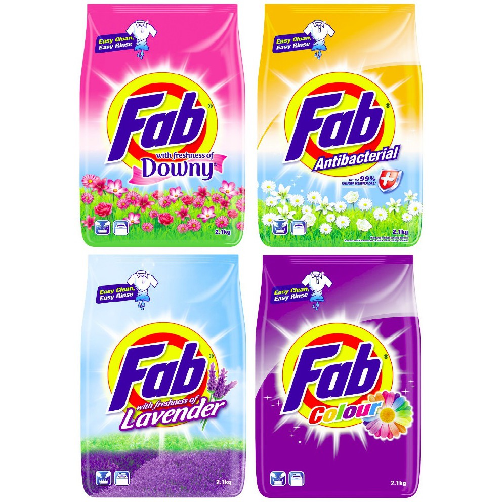 FAB DETERGENT POWDER (2.1kg) | Shopee Malaysia