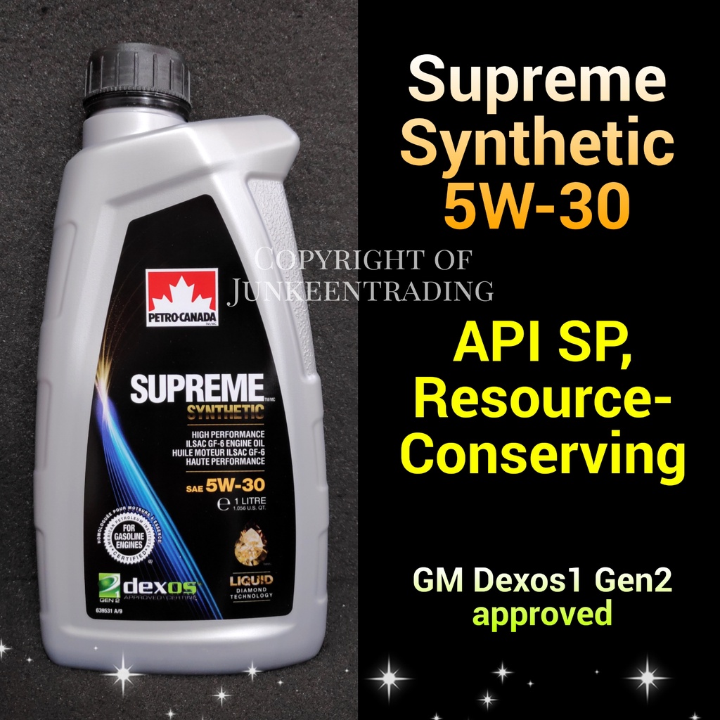 1L Petro-Canada Supreme Synthetic 5W-30 5W30 Fully Synthetic Engine Oil ...