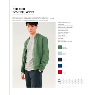 North Harbour NHJ 1100 Unisex Adult Bomber Jacket - Burgandy/Light Grey ...