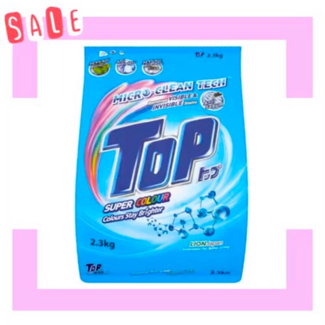 TOP Powder Detergent Super Colour (2.3kg) | Shopee Malaysia