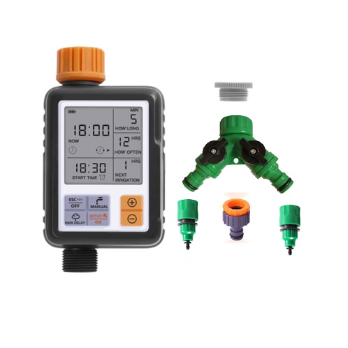 Digital Water Timer Garden Automatic Irrigation Auto watering ...