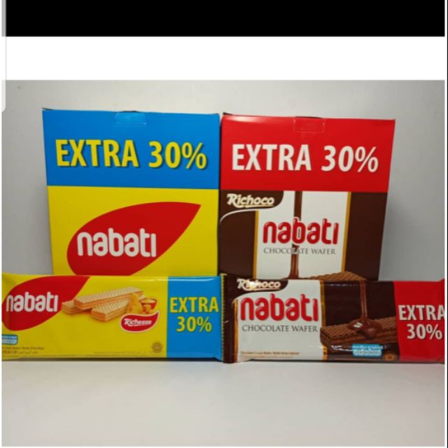 Nabati 30% x 20pkt / Nabati Wafer/ Nabati Chocolate Wafer/ Nabati ...