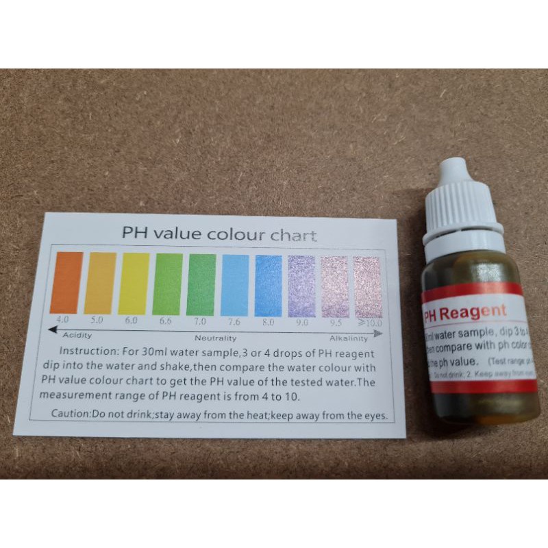 PH reagent value acid-base test agent water quality detection solution ...