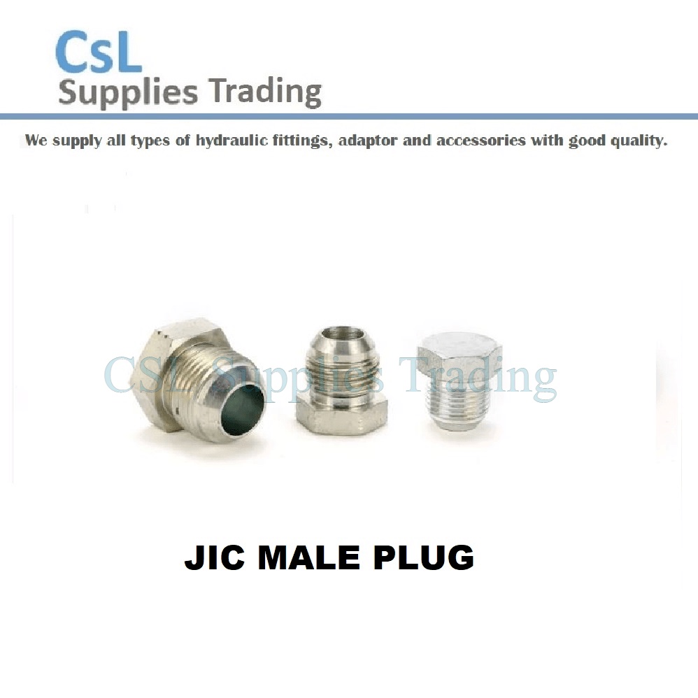 G JIC MALE PLUG HYDRAULIC ADAPTER CAP | Shopee Malaysia
