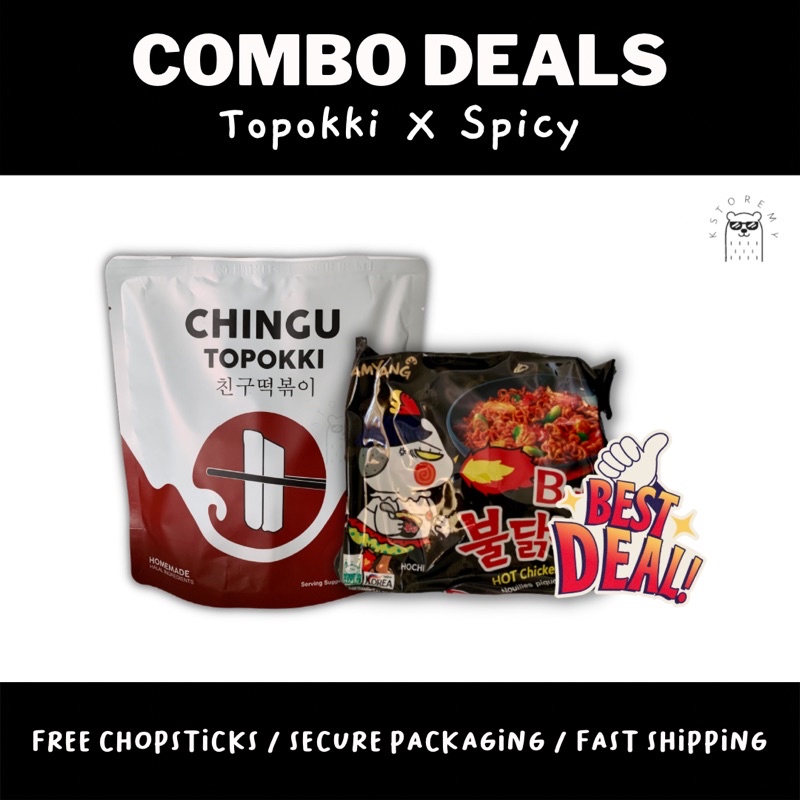 Chingu Topokki Tteokbokk/Teokbokki/Instant Topokki/Toppoki & Ramen ...