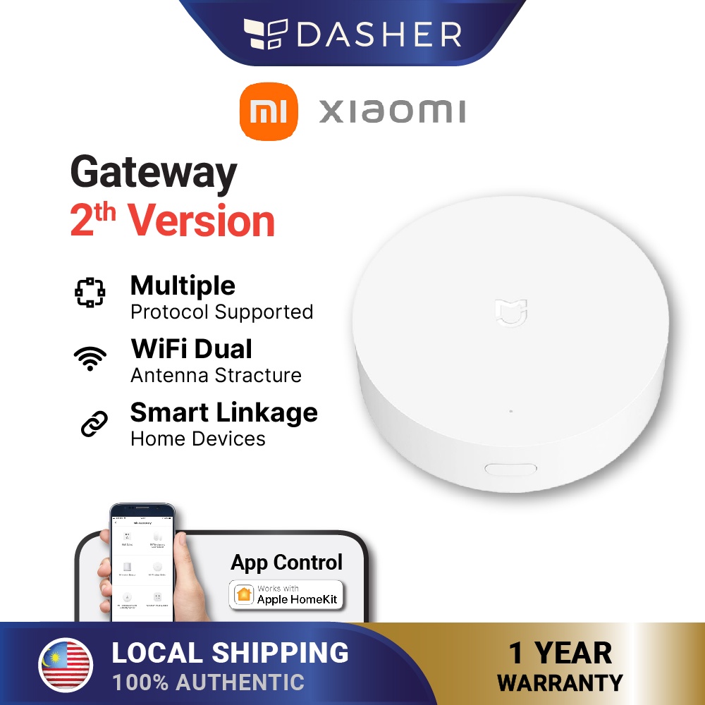 [Global] Xiaomi Mi Smart Gateway 2 Smart Home Hub Zigbee 3.0 App ...