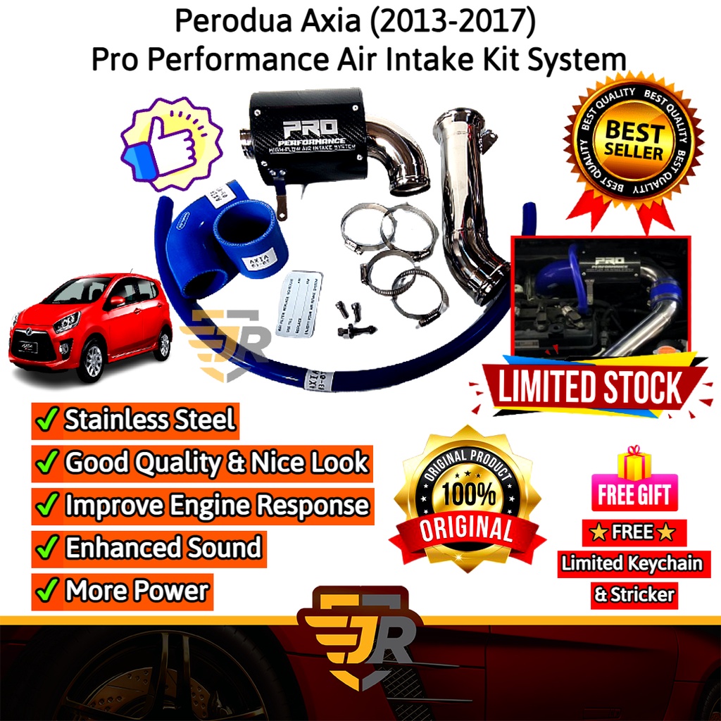 PRO PERFORMANCE High Flow Cold Air Intake System Perodua Axia 2013-2017 ...