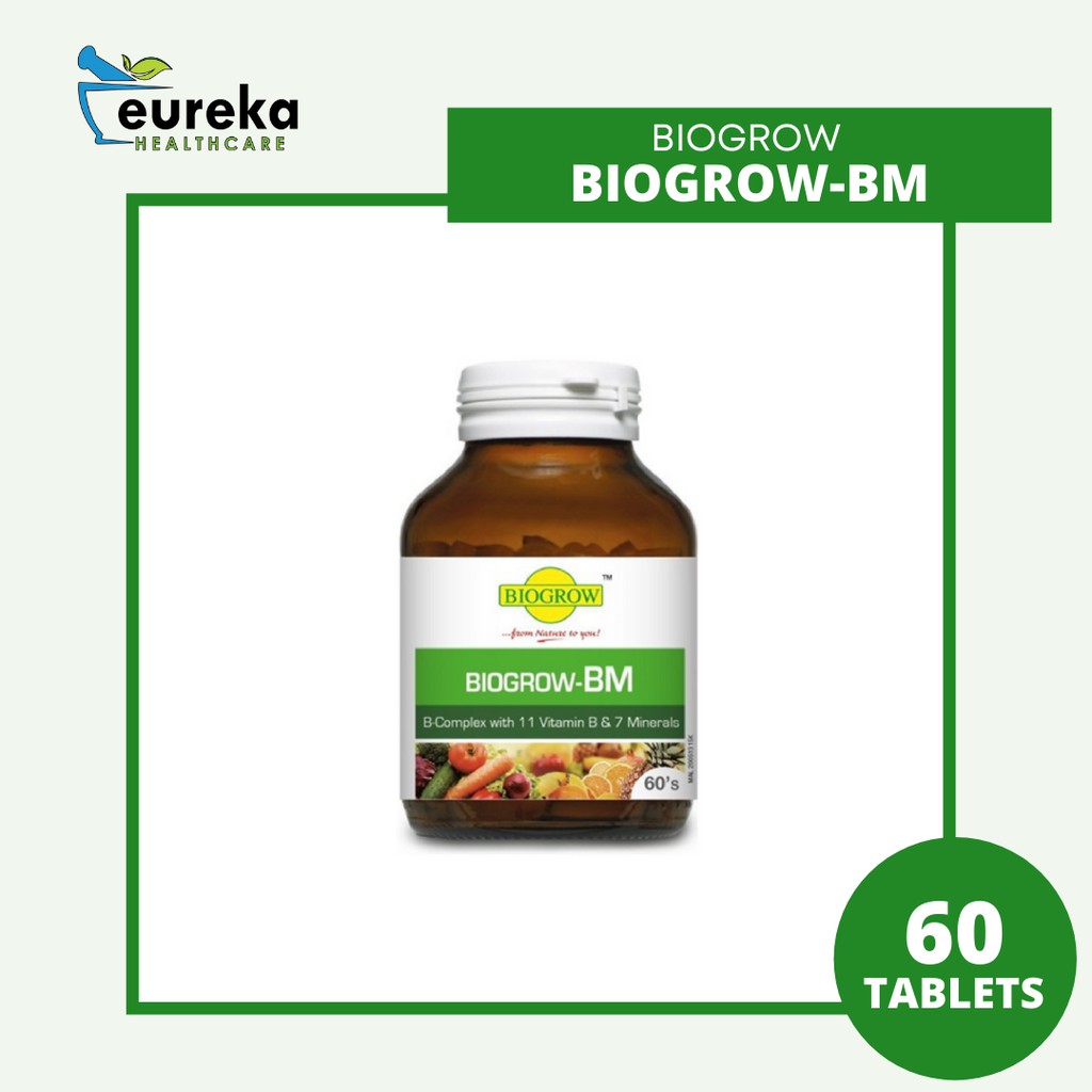 BIOGROW - BM 60'S / 60'S x 2 (B Complex with 11 Vitamin B and 7 ...