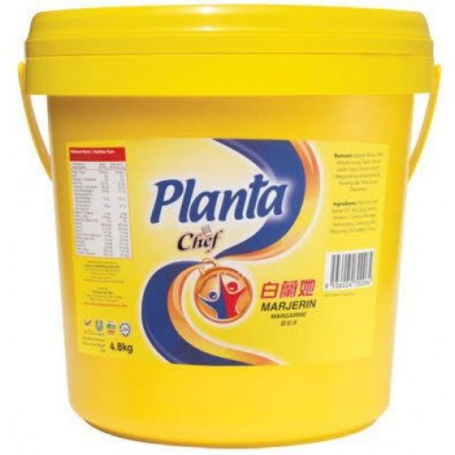 Planta Chef Margarine for cooking or baking 1kg,2.5kg,4.8kg | Shopee ...