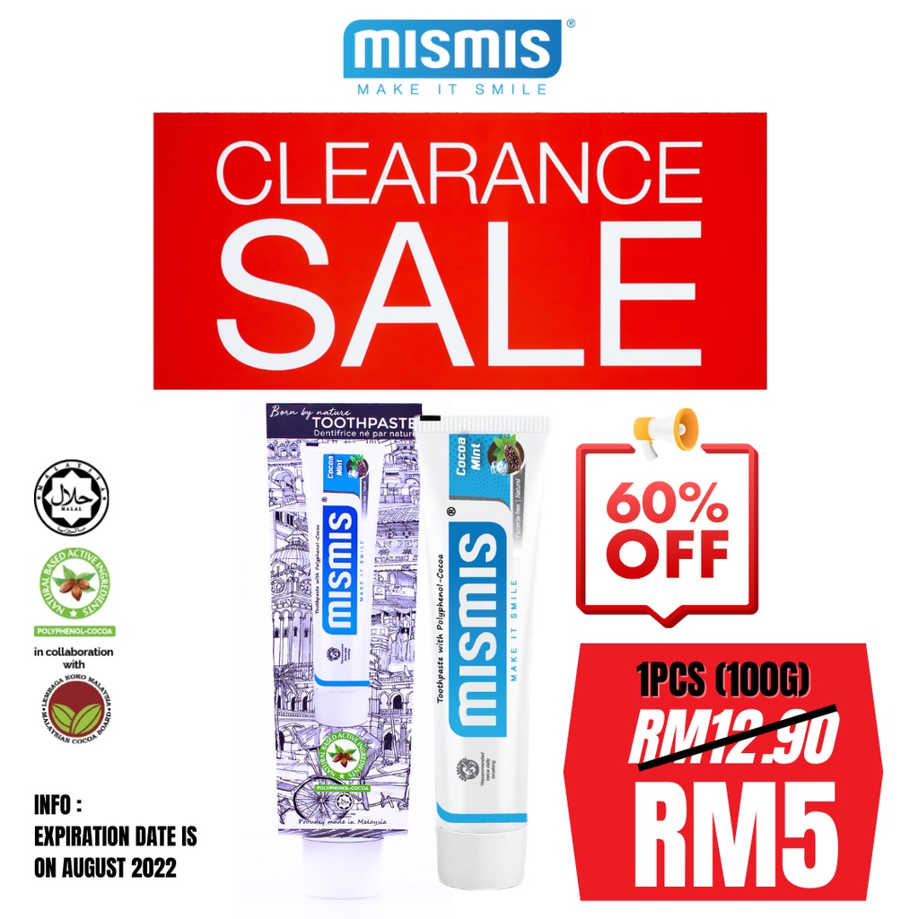 [CLEARANCE SALE] Mismis Premium Cocoa Mint x1 (100g) | Shopee Malaysia