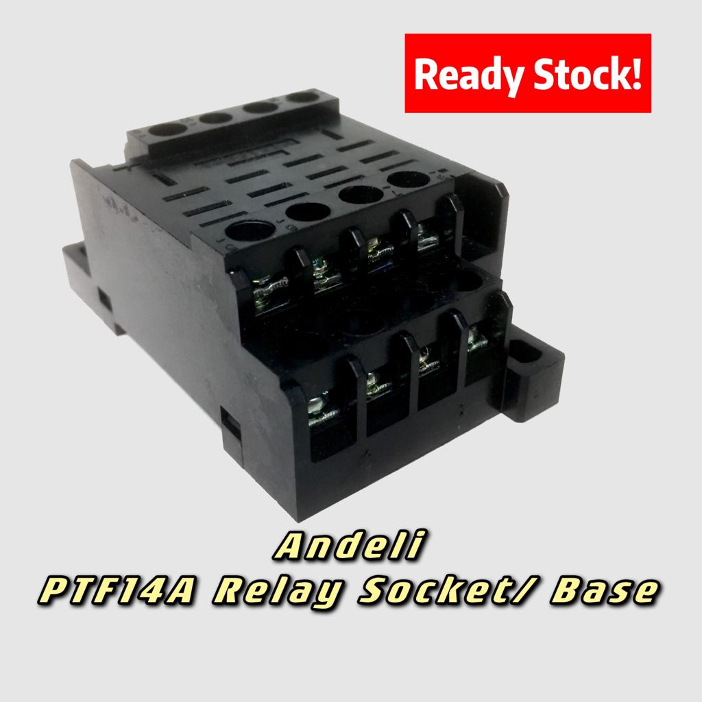 PTF14A ANDELI RELAY BASE/ SOCKET (For LY4 Relay) | Shopee Malaysia