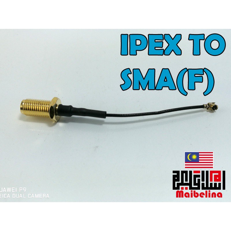 IPEX TO SMA FEMALE CONNECTOR (Low Loss Cable) | Shopee Malaysia