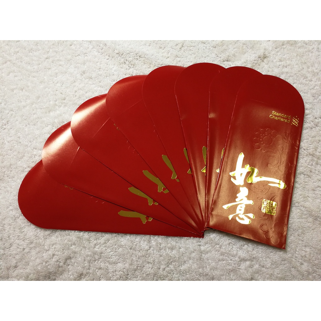 Standard Chartered Red Packet (1 pack-8 pcs) [AngPao / AngPow / AngBao ...