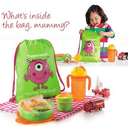Tupperware Monster Munchies Set (Kid Set) | Shopee Malaysia