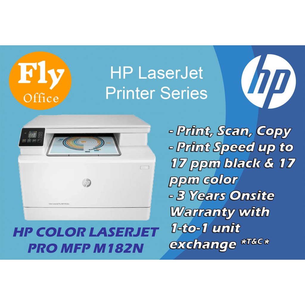 HP Color LaserJet Pro MFP M182n [ Print, Copy, Scan, Network ] | Shopee ...