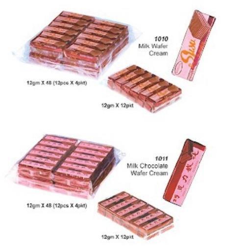 [CYS] Apollo Wafer Cream 1011/1010 (Chocolate/Milk) 48pcs X 12g ...