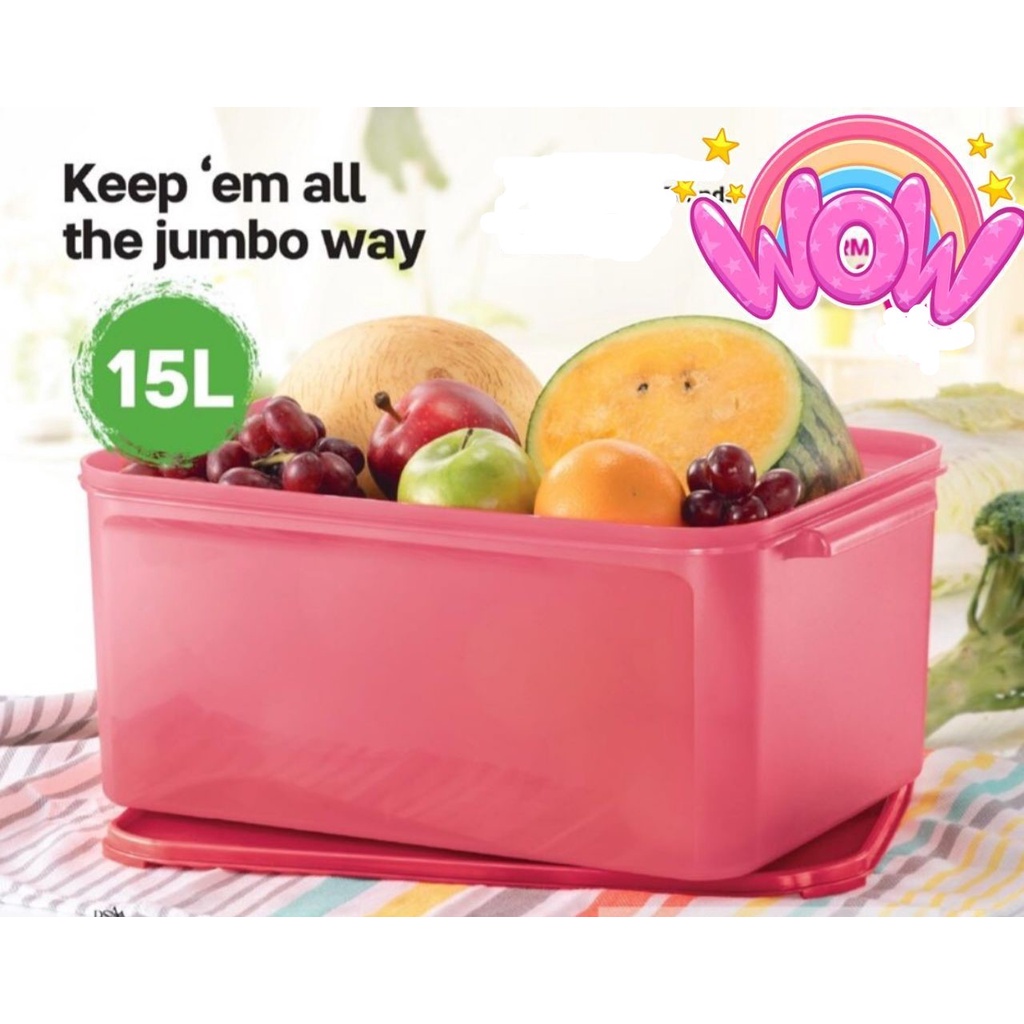 [READY STOCK] Tupperware Jumbo Modular Keeper 15L | Shopee Malaysia