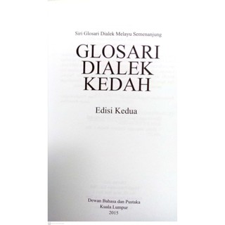 GLOSARI DIALEK KEDAH | Shopee Malaysia