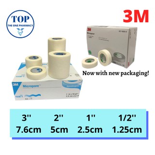 3M Micropore Surgical Tape Pelekat Pita Luka Without Dispenser (refill ...