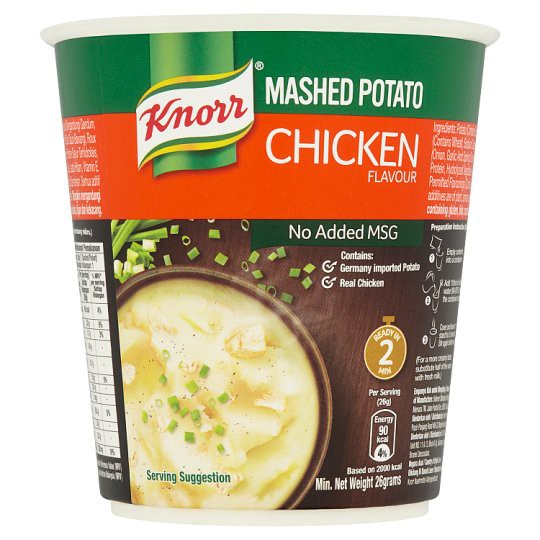 Knorr Mashed Potato Chicken Flavour 26g | Shopee Malaysia Knorr Mashed Potato Chicken Flavour 26g | Shopee Malaysia