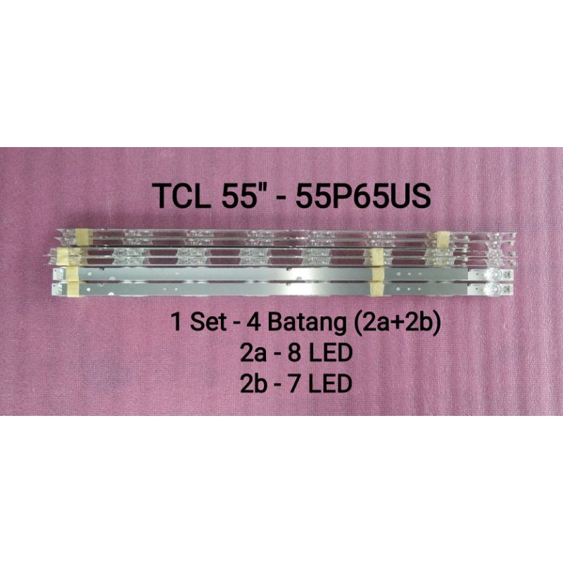 (Ready Stock) 55P65US TCL 55" LED TV Backlight (1Set) | Shopee Malaysia
