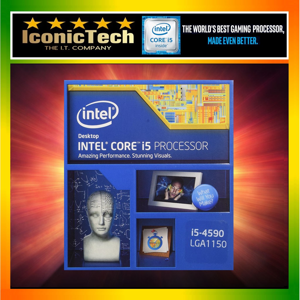 Used - - Intel Core i5-4590 Processor LGA 1150 4th Gen Processor (Used ...