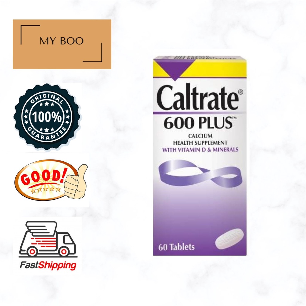 Caltrate 600 Plus Calcim+Vitamin D+Minerals 60S | Shopee Malaysia