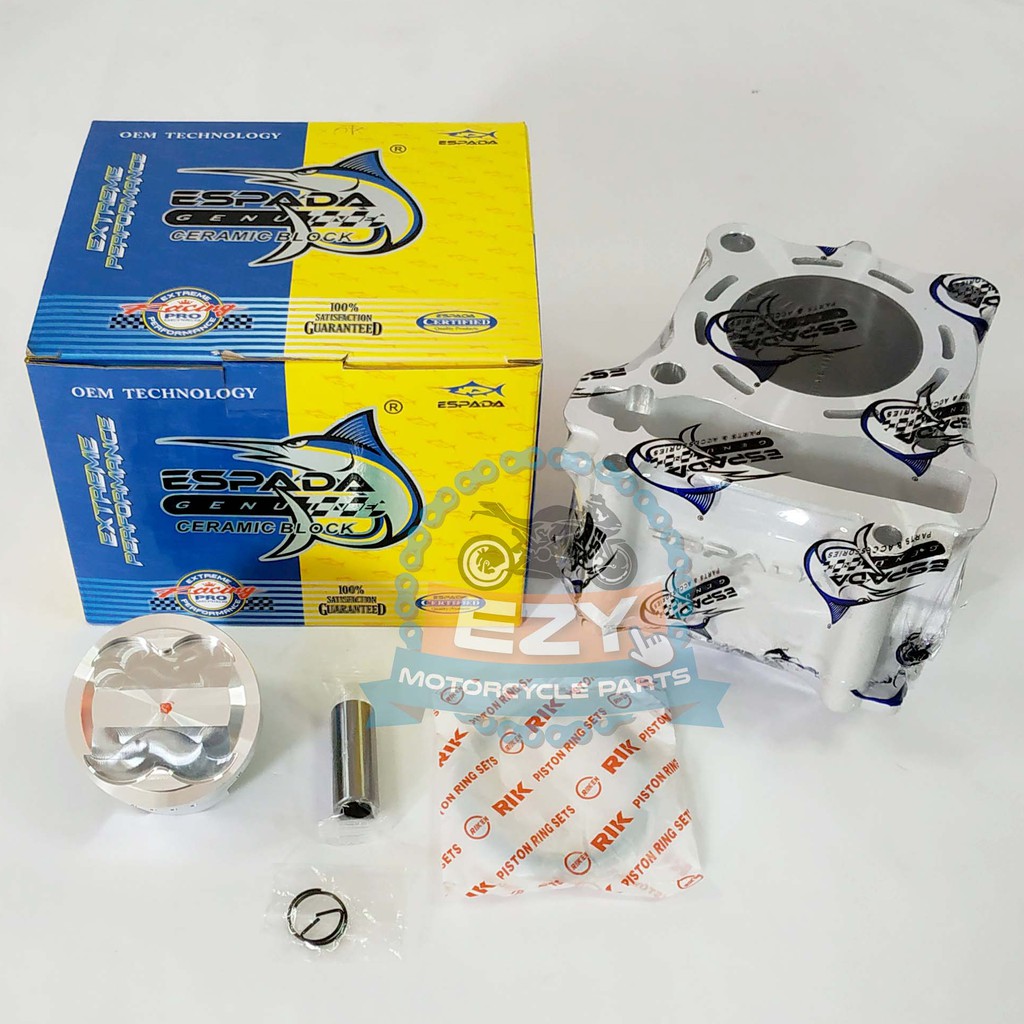 Yamaha LC135 Ceramic Block Normal Piston Set (57mm / 60mm / 62mm / 63mm ...