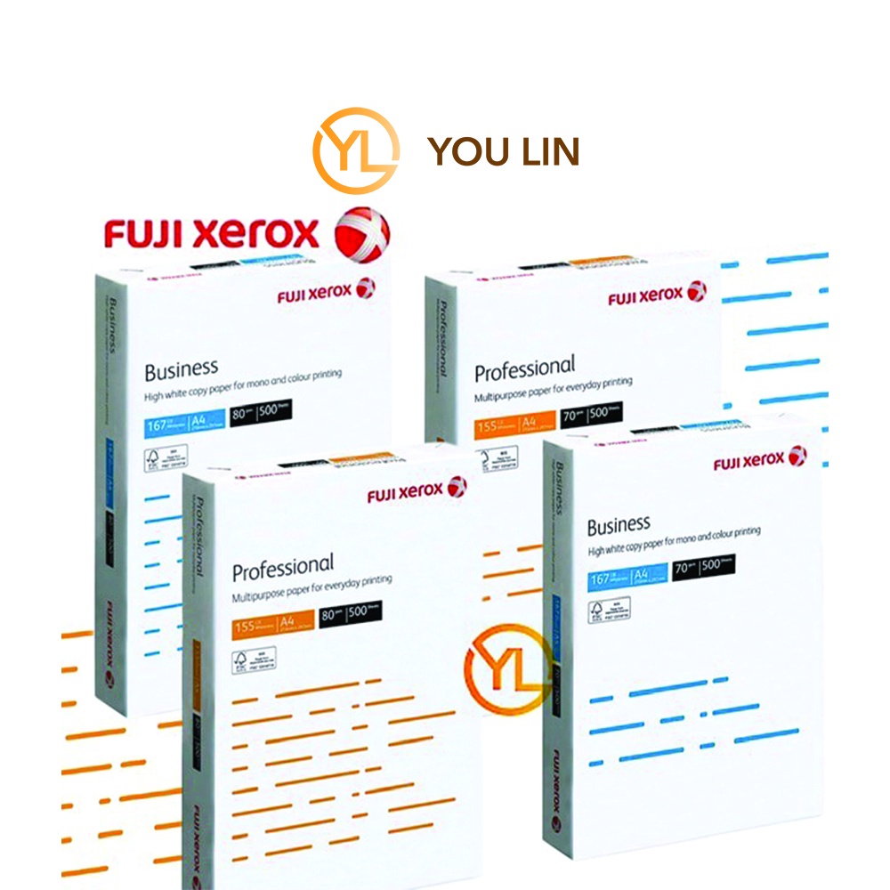 Fuji Xerox A4 Paper 500 Sheets Professional / Business - 70gsm / 80gsm ...
