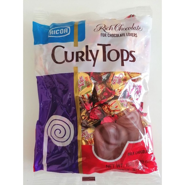 CURLY TOPS Milk Chocolate 150 Grams (HALAL) | Shopee Malaysia