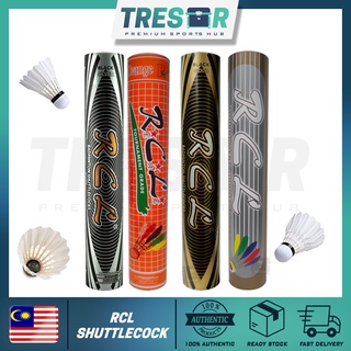 Authentic RCL Shuttlecock Goose Feather Shuttle Bulu Tangkis Badminton ...