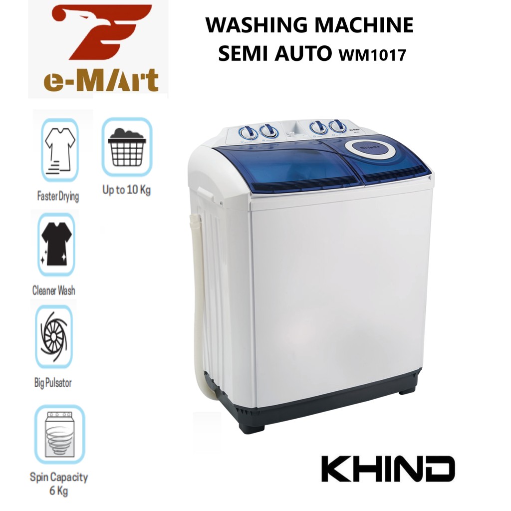 KHIND/ ISONIC Semi Auto Washing Machine [READY STOCK] | Shopee Malaysia