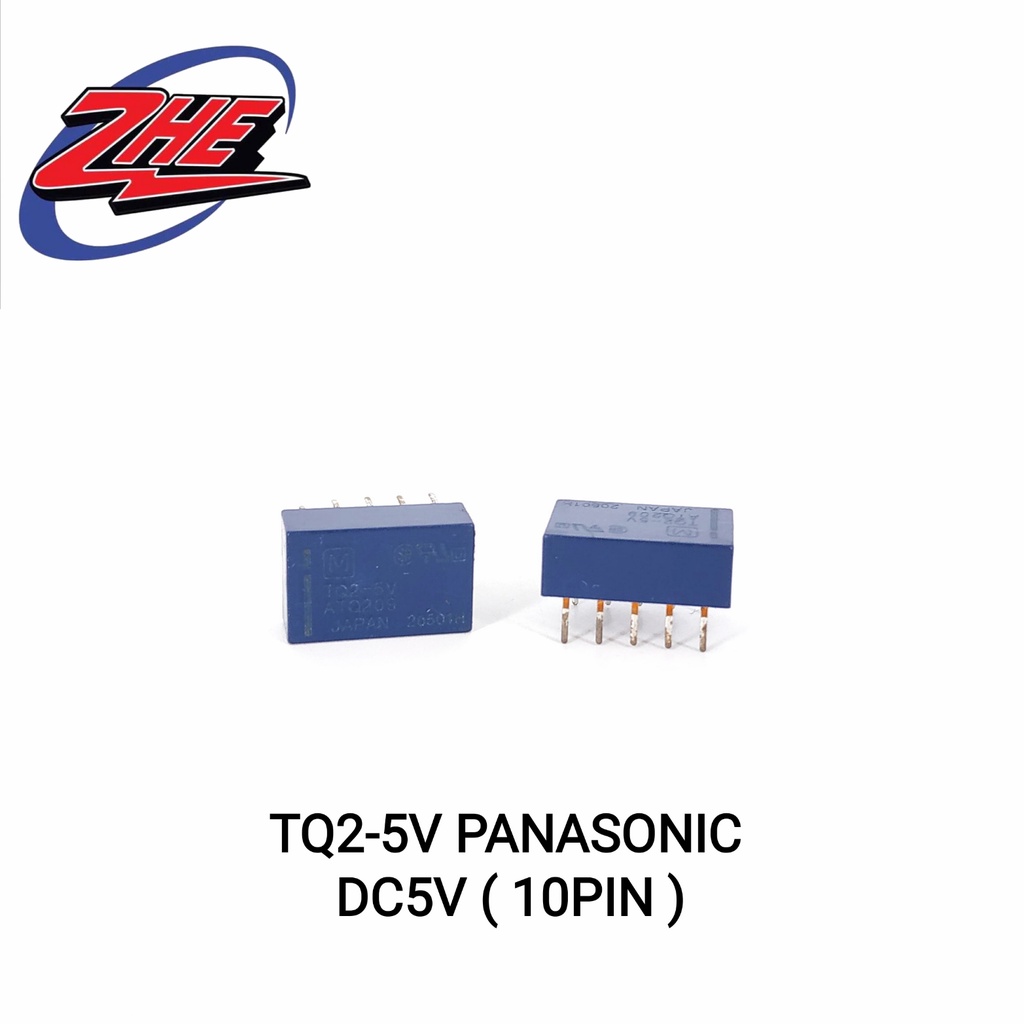 (TQ2-5V) PANASONIC 10PIN DC5V SLIM RELAY (1004965) | Shopee Malaysia