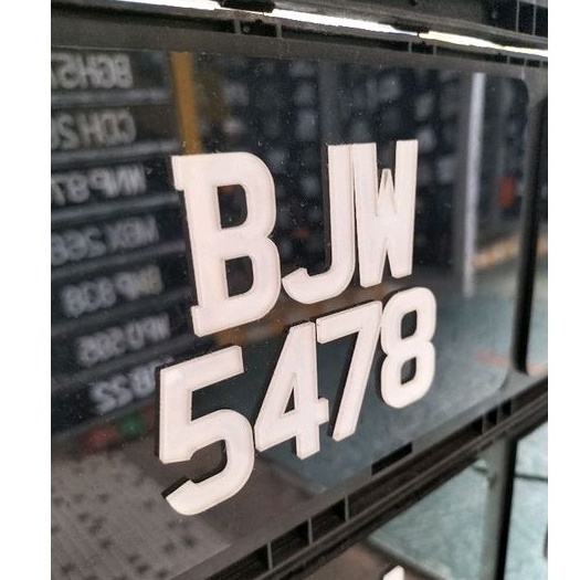 No Plate Motor Kristal Petak 022 Murah | Shopee Malaysia