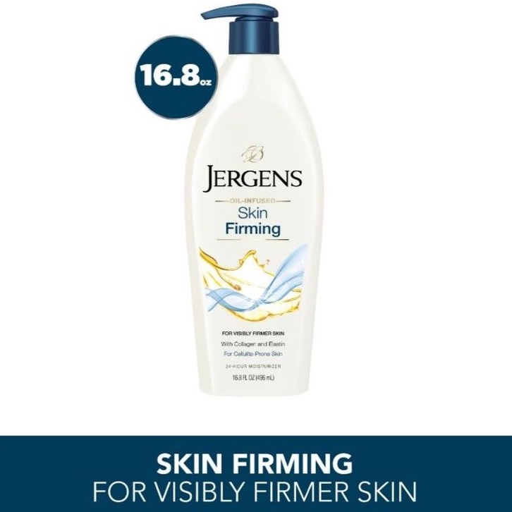 Jergens Skin Firming Oil-Infused Body Moisturizer (496 ml) | Shopee ...