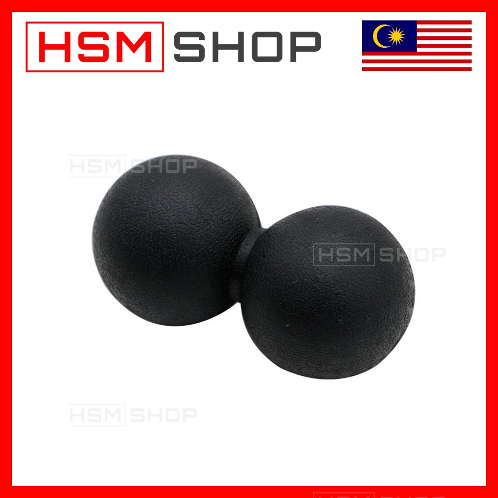 Double Lacrosse Ball Body Massage Exercise Roller Muscle Peanut Shape ...