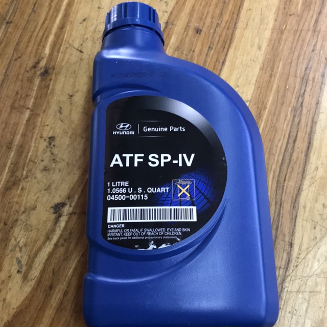 HYUNDAI KIA ATF SP-4 AUTOMATIC OIL 1 LITER | Shopee Malaysia
