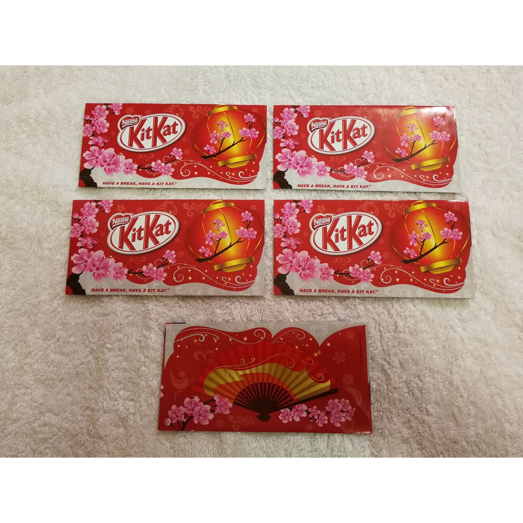 2014 Kit Kat Red Packet (1 pack-5 pcs) [AngPao / AngPow / AngBao ...