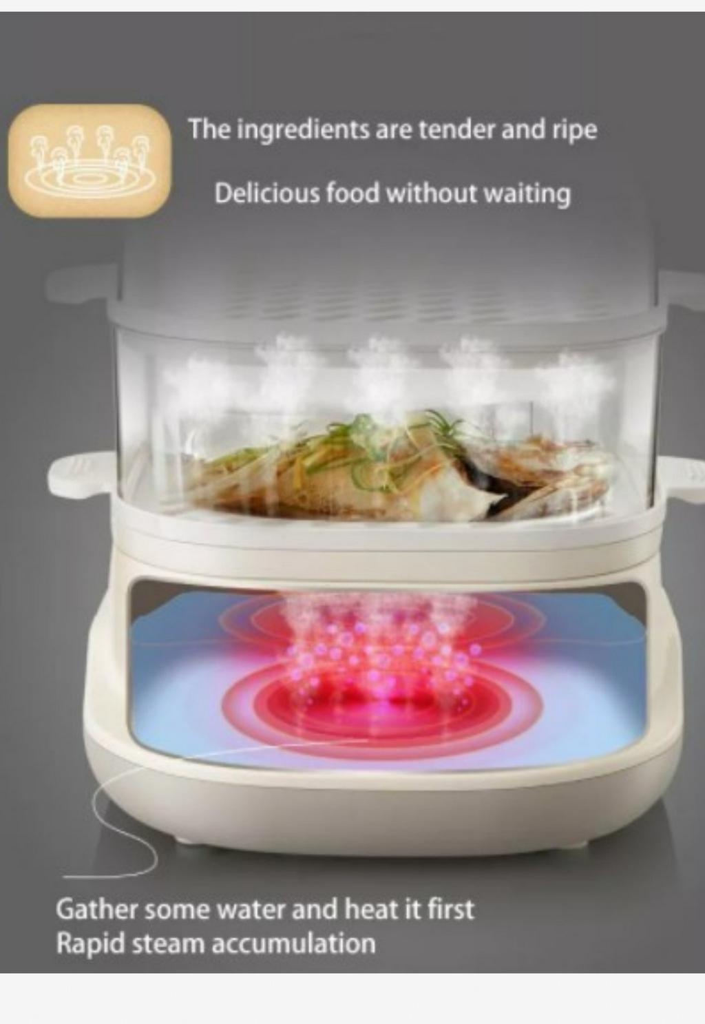 2-Layer Food Steamer | 6 Programs - Bear Malaysia